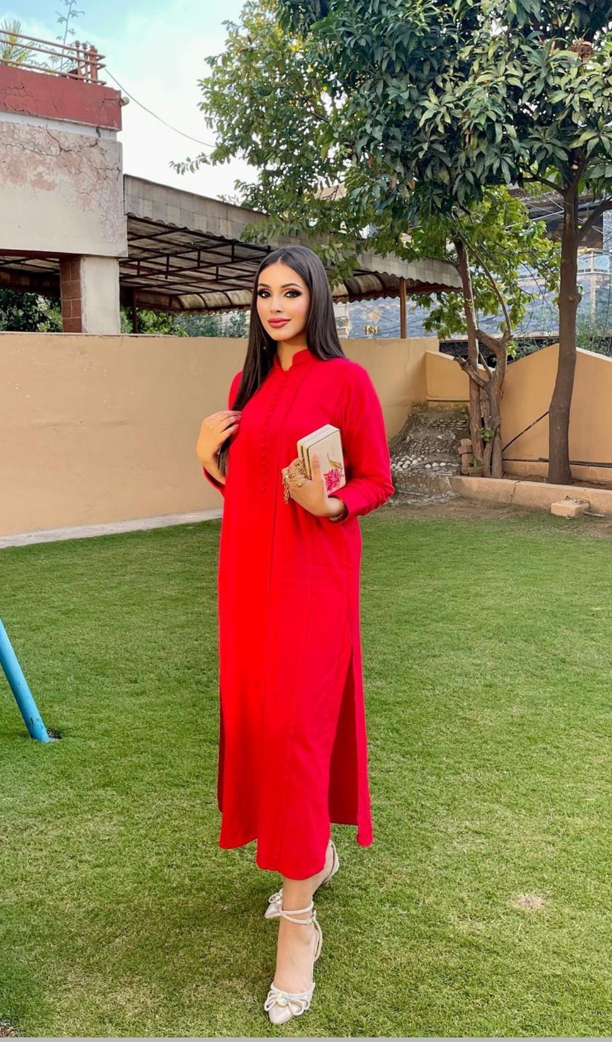 Red Marina Tunic (pay-now) – noorangi